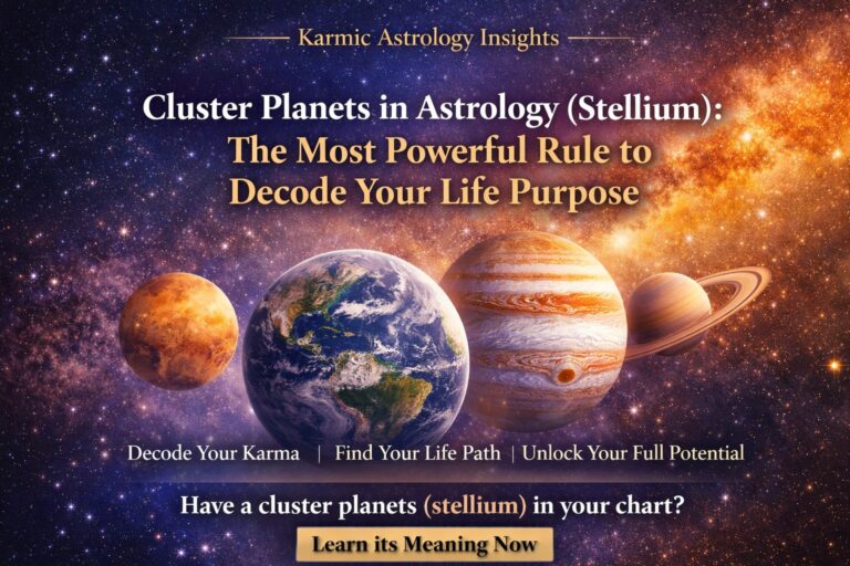 Cluster Planets in Astrology (Stellium): Decode Life Purpose, Karma ...